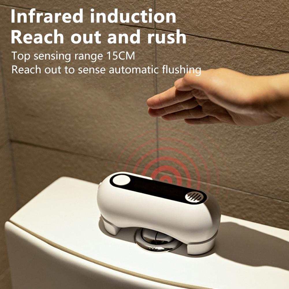 Jual Automatic Toilet Flush Button IPX5 Waterproof Smart Toilet ...