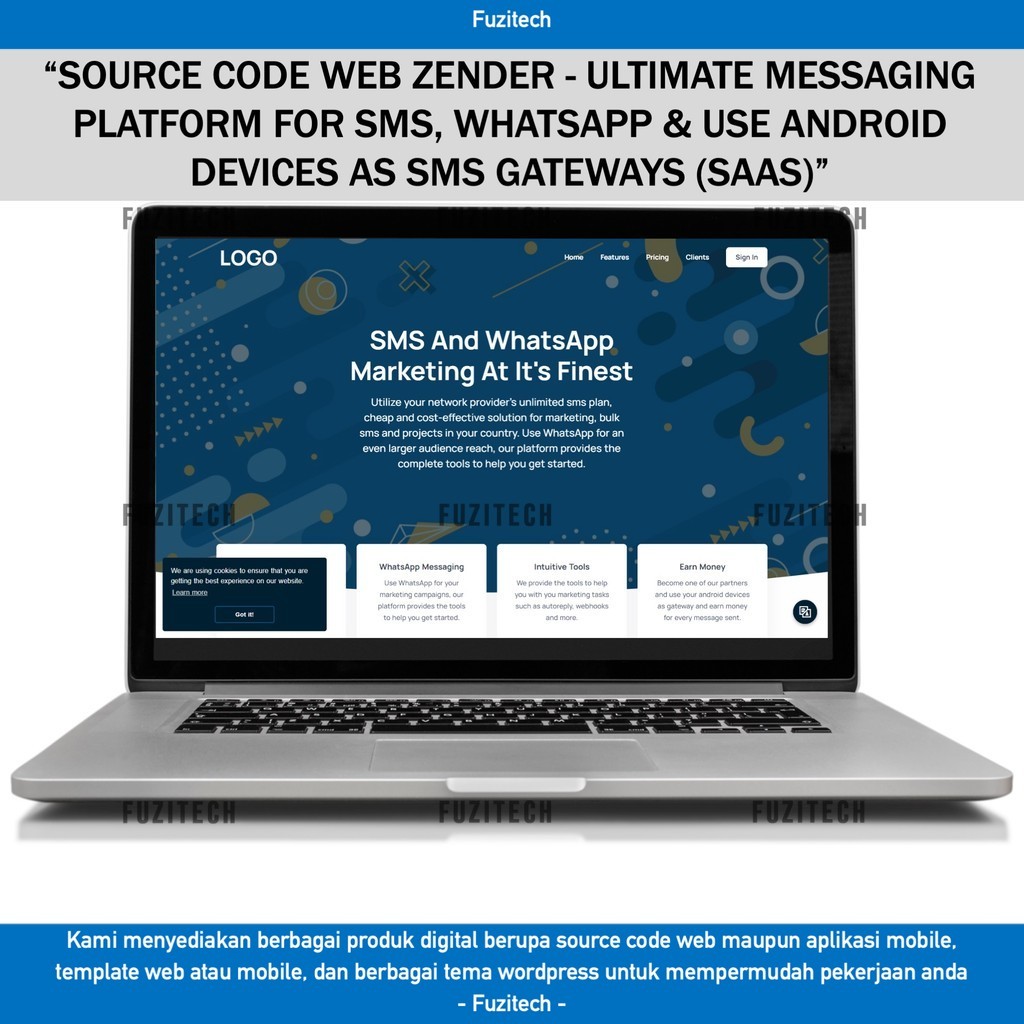 Jual SOURCE CODE APLIKASI WEB ZENDER - ULTIMATE MESSAGING PLATFORM FOR SMS, WHATSAPP & USE ...