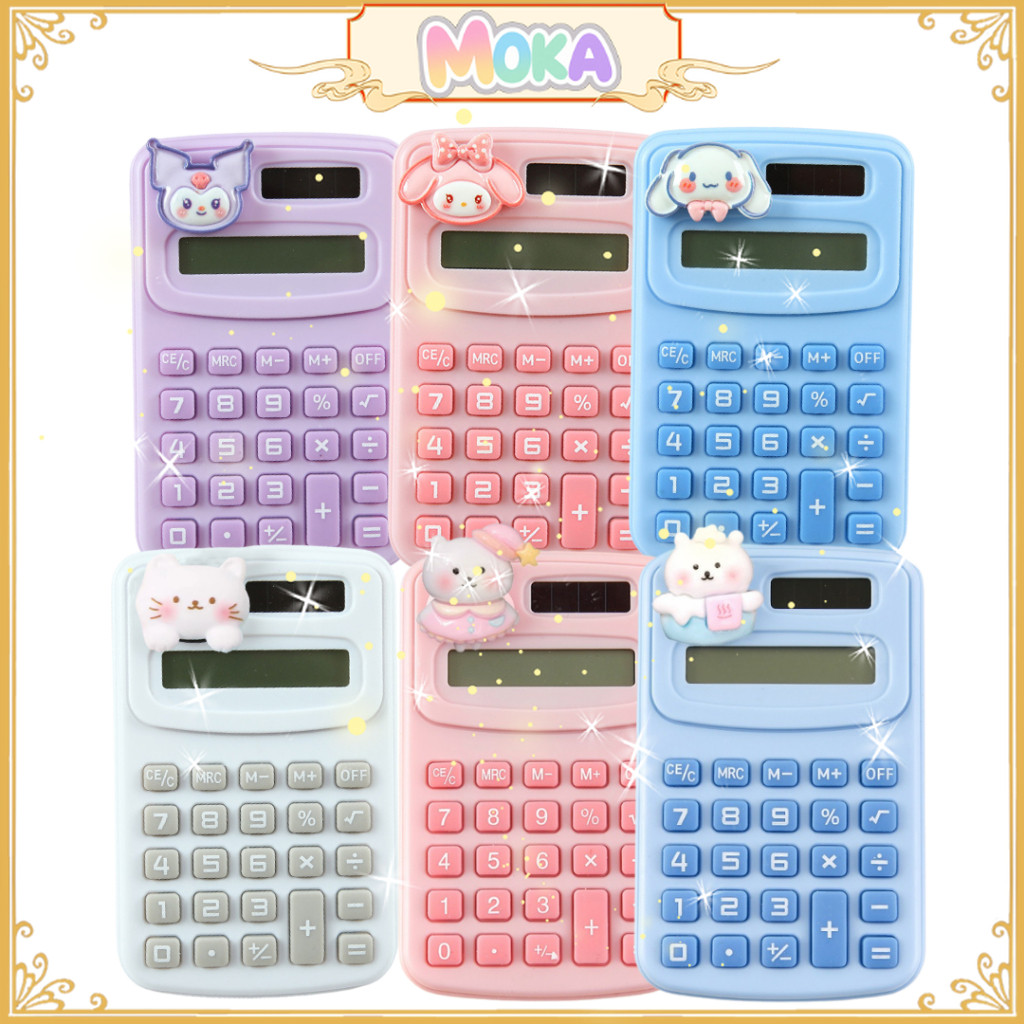 Jual MOKA Kalkulator Mini 8 Digit Dengan Karakter Boneka Lucu Kawaii ...