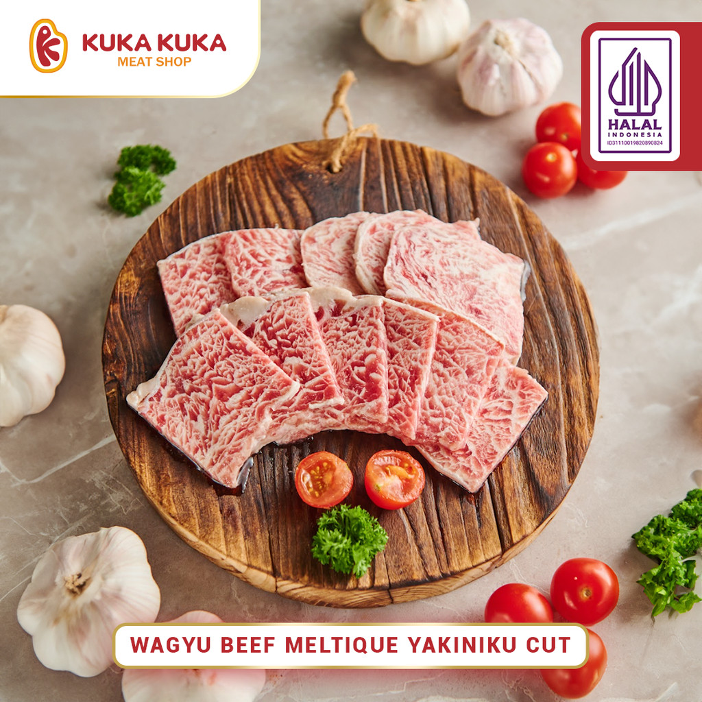 Jual Daging Sapi Wagyu Meltique Yakiniku Cut MB 3/4 - Fresh Cut ...