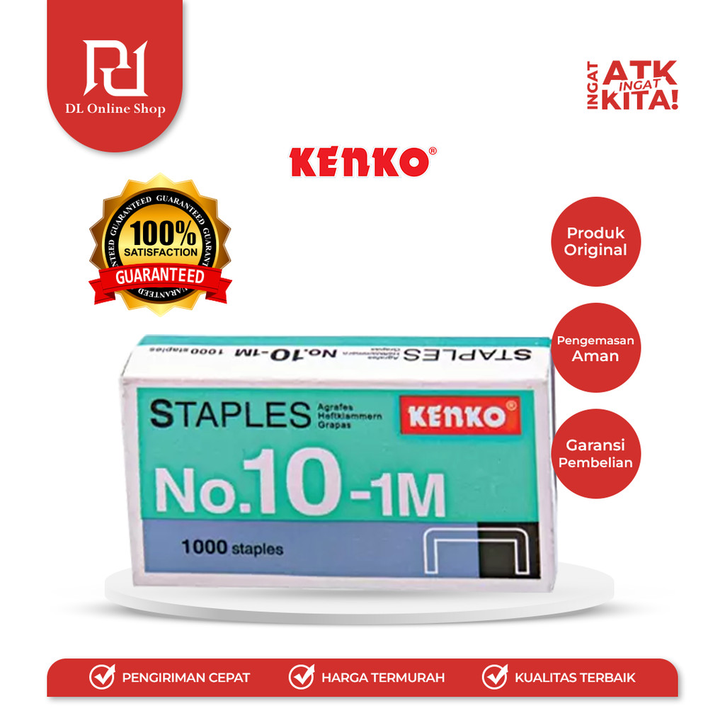 Jual KENKO STAPLES NO.10 (1PACK/ 20BOX) | Shopee Indonesia