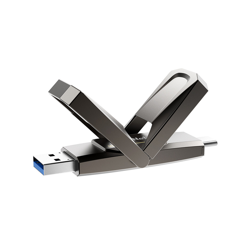 Jual Netac 128gb 256gb USB 3.2 Gen2 Flash Drive US5 Encrypted USB Disk ...