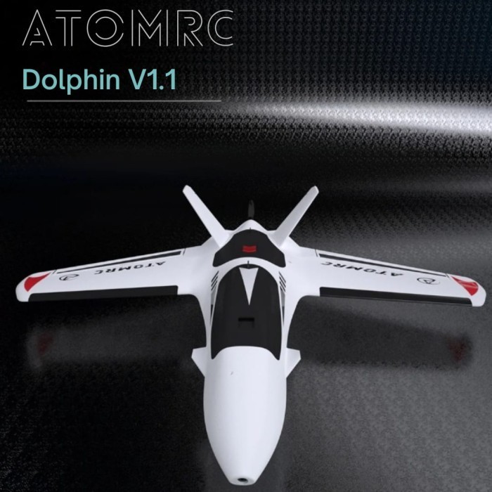 Jual AtomRC Dolphin 845mm PNP Fixed Wing FPV Airplane White Version ...