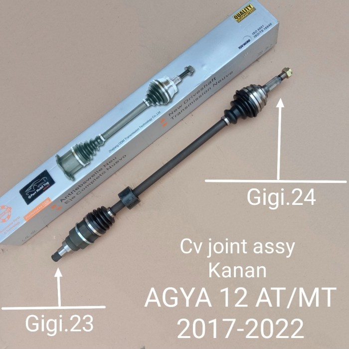 Jual Cv Joint Join Assy As Roda Depan Drive Shaft Toyota Agya Ayla 12 1200cc Kanan / Kiri Varian ...
