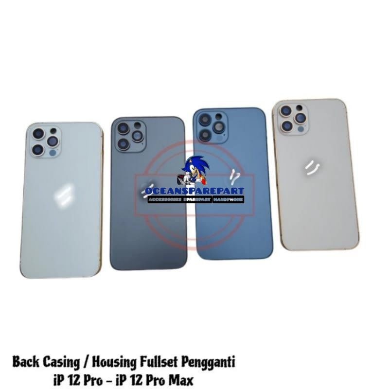 Jual BACK CASING KESING HOUSING BACKDOOR FULLSET PENGGANTI IP12 PRO ...