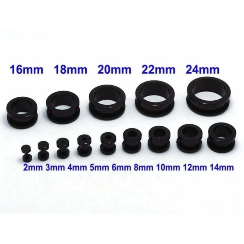 Jual pirsing telinga titanium/persing plug besi/Persing telinga ...