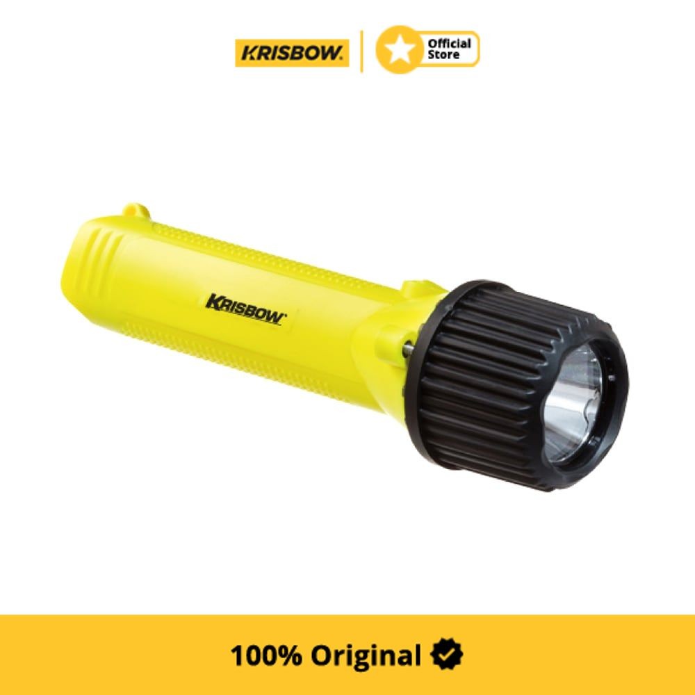 Jual Krisbow Flashlight Senter Explosion Proof Handheld 4Xaa | Shopee ...