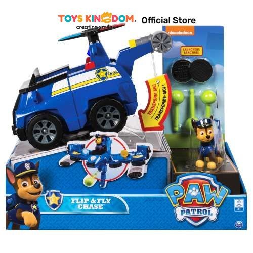 Jual Toys Kingdom Nickelodeon Set Pawpatrol Flip N Fly Vehicle Random ...