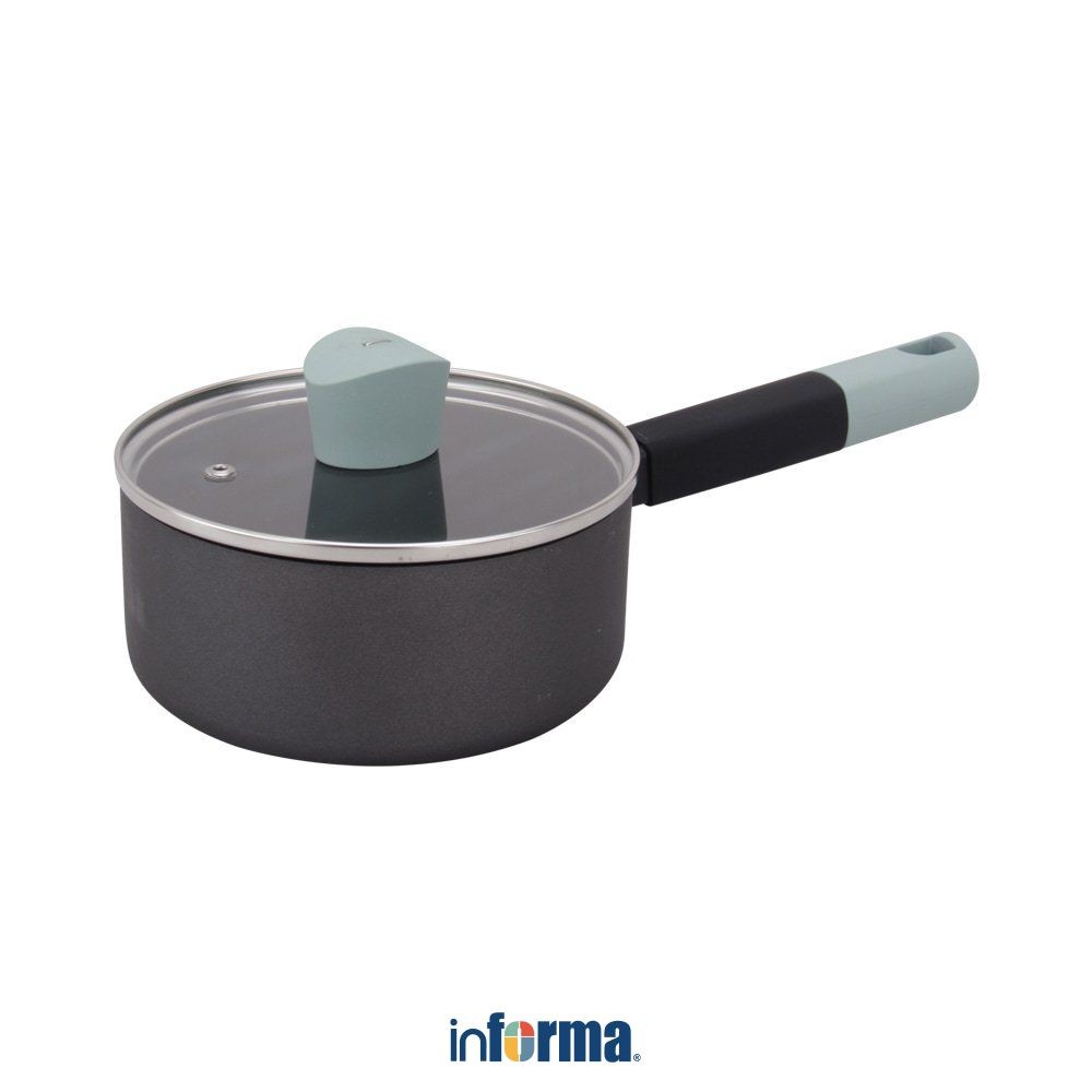 Jual Informa Cooking Color 16 cm Kingston Panci Saucepan - Hijau Pot ...