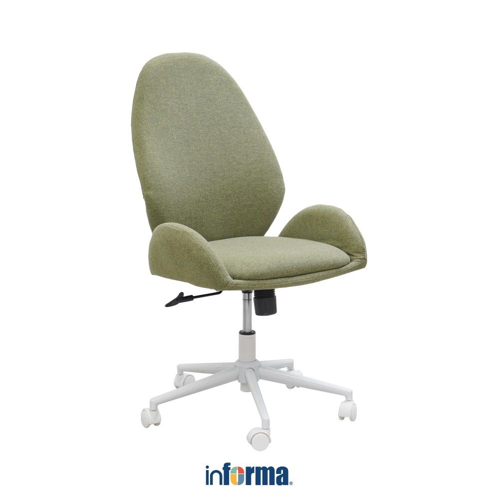 Jual Informa Zarina Kursi Kantor - Hijau Tempat Duduk Kerja Dengan Roda ...