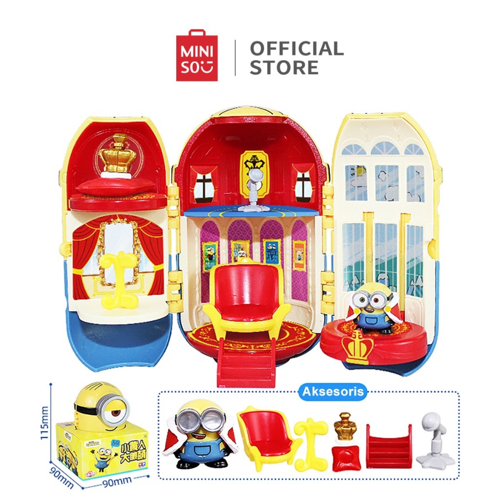 Jual FR67YH Miniso x Minions Collection Blind Box Surprising Parties ...
