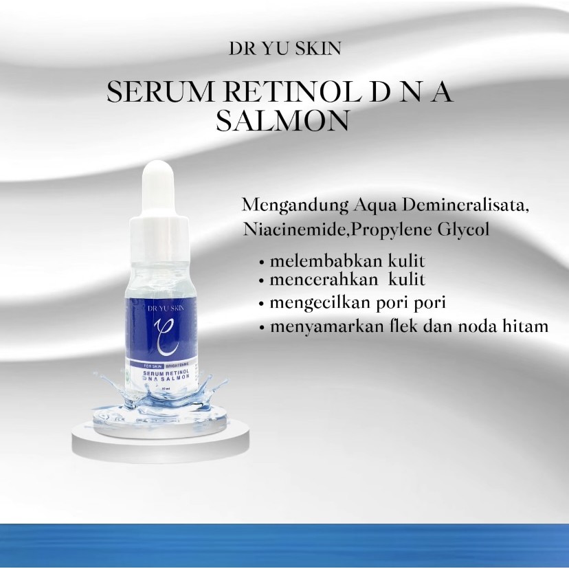 Jual DR YU SKIN SERUM Retinol DNA SALMON Mencerahkan dan Menghilangkan Flek Hitam BPOM 15ml ...