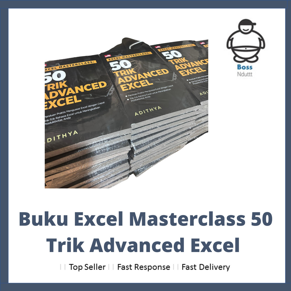 Jual Buku Excel Masterclass 50 Trik Advanced Excel Bossexcel | Shopee ...