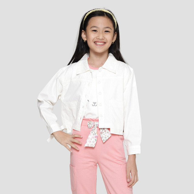 Jual Little M Kantong Besar Aplikasi Tali Jaket Anak Perempuan ...