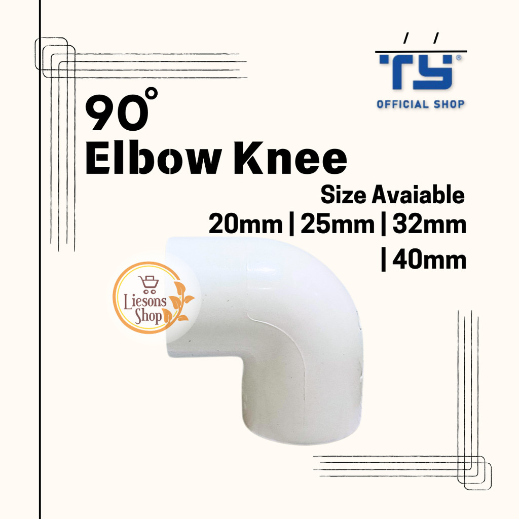 Jual 90 Degree Elbow Knee TY / Keni / L Pipa Pipe U – PVC by 3 Pawns | Shopee Indonesia