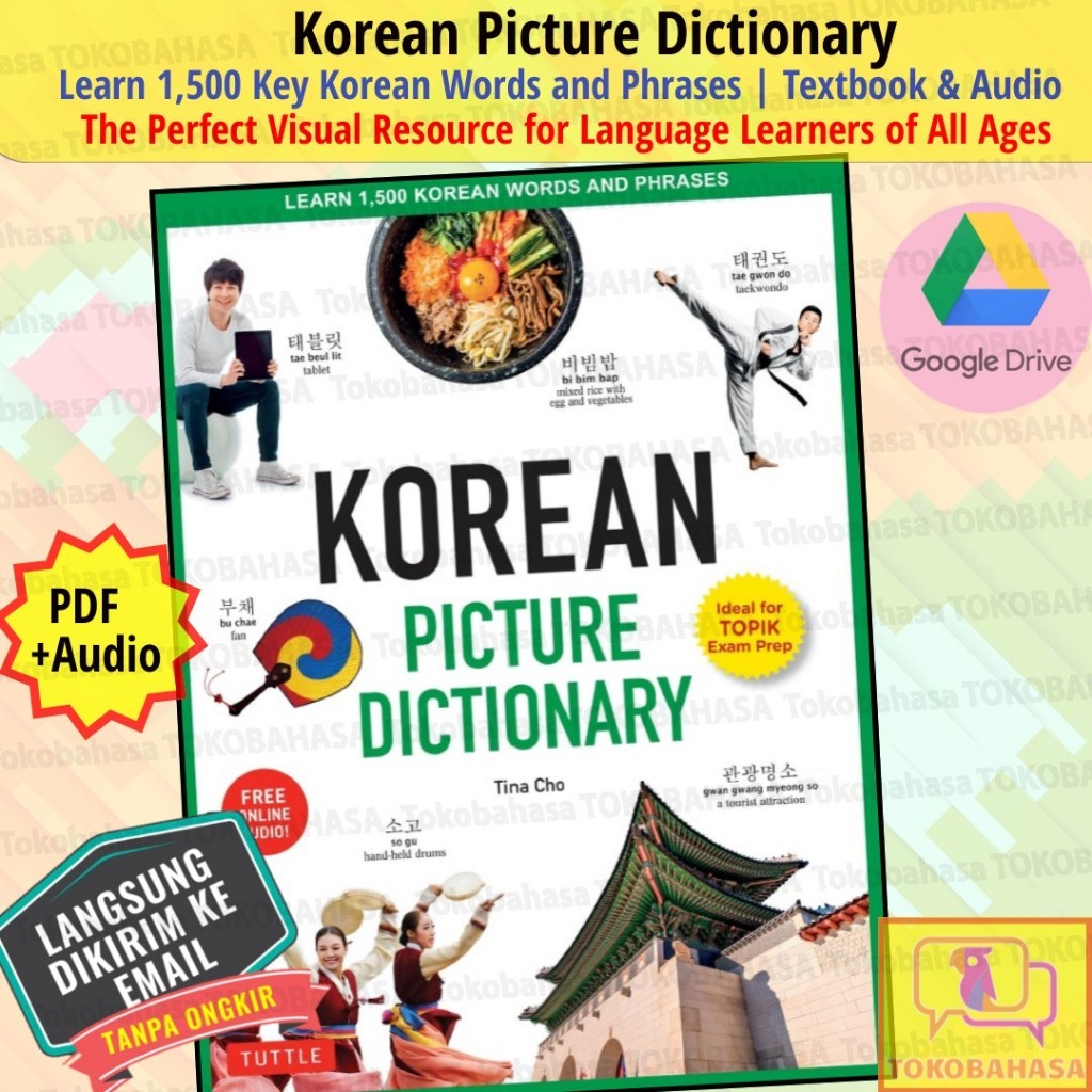 Jual [file] Korean Picture Dictionary Learn 1,500 Key Korean Words and ...