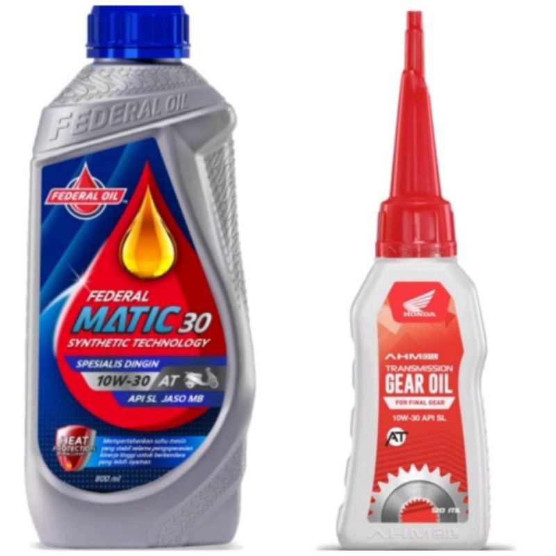 Jual Oli Federal Matic Set Oli Gardan Ahm Honda Oli Federal Matic + Oli Gardan | Shopee Indonesia