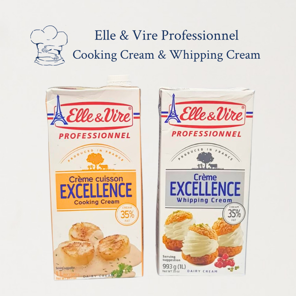 Jual Elle & Vire Excellence Whipping & Cooking Cream 1L (35.1% Fat ...