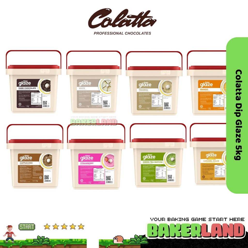 Jual Colatta Glaze 5kg / Selai Dark Cokelat / Selai Tiramisu / Selai ...