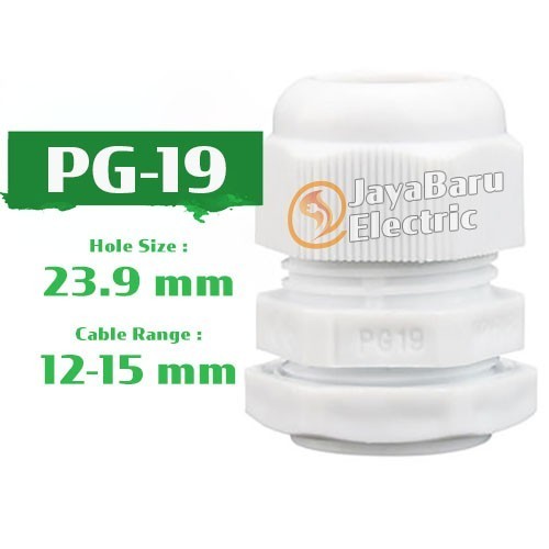 Jual Kabel Glen Gland Cable PG-19 PG19 Putih Hitam | Shopee Indonesia