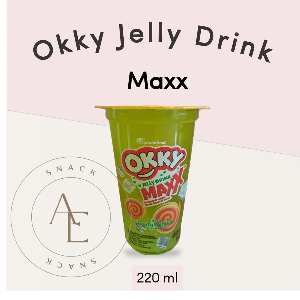 Jual Garudafood Okky Jelly Drink Maxx kemasan 220 ml Goyang di mulut ...