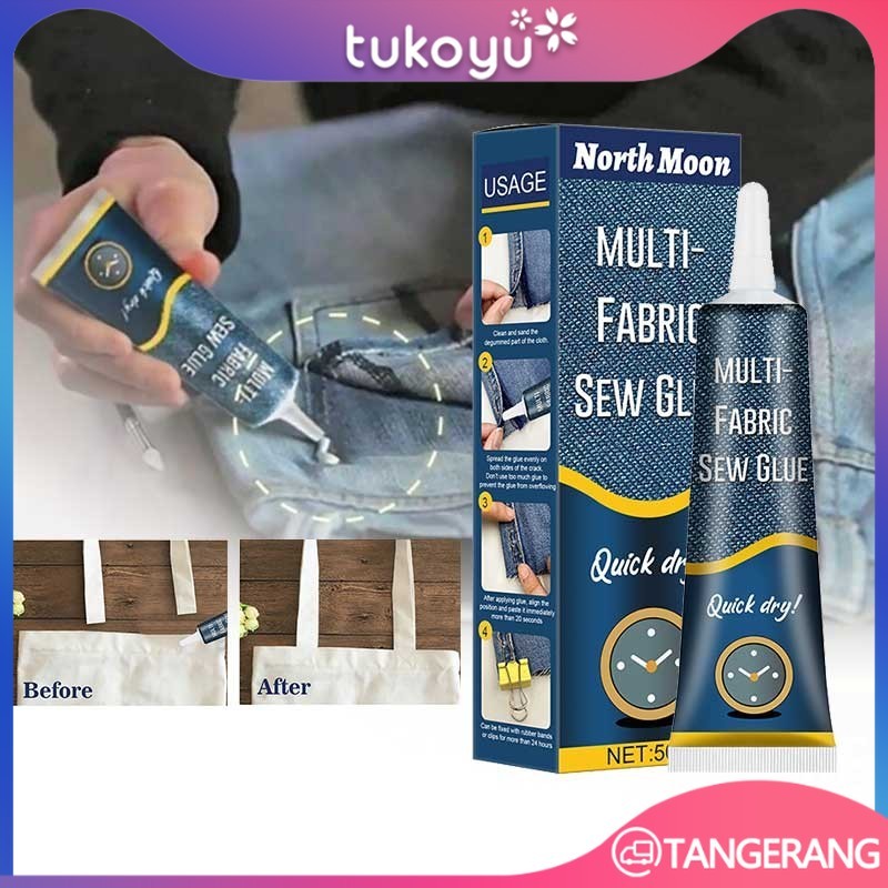 Jual Lem Kain Instant 50ml Premium Perekat Kain Tanpa Jahit Untuk Baju ...