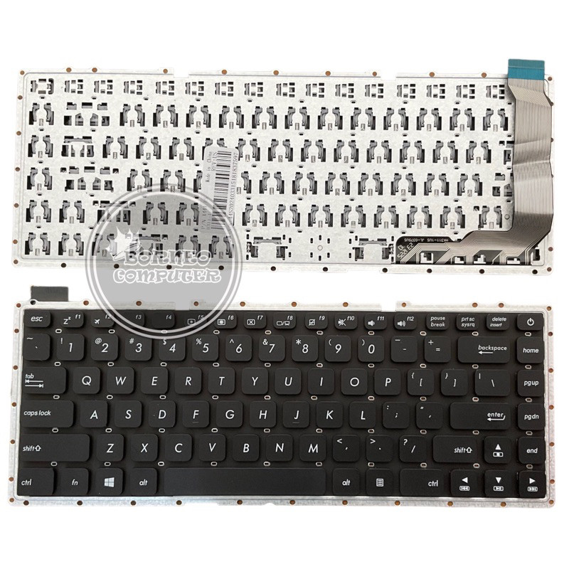 Jual KEYBOARD ASUS X441, X441S, X441U, X441H, X441N HITAM | Shopee ...