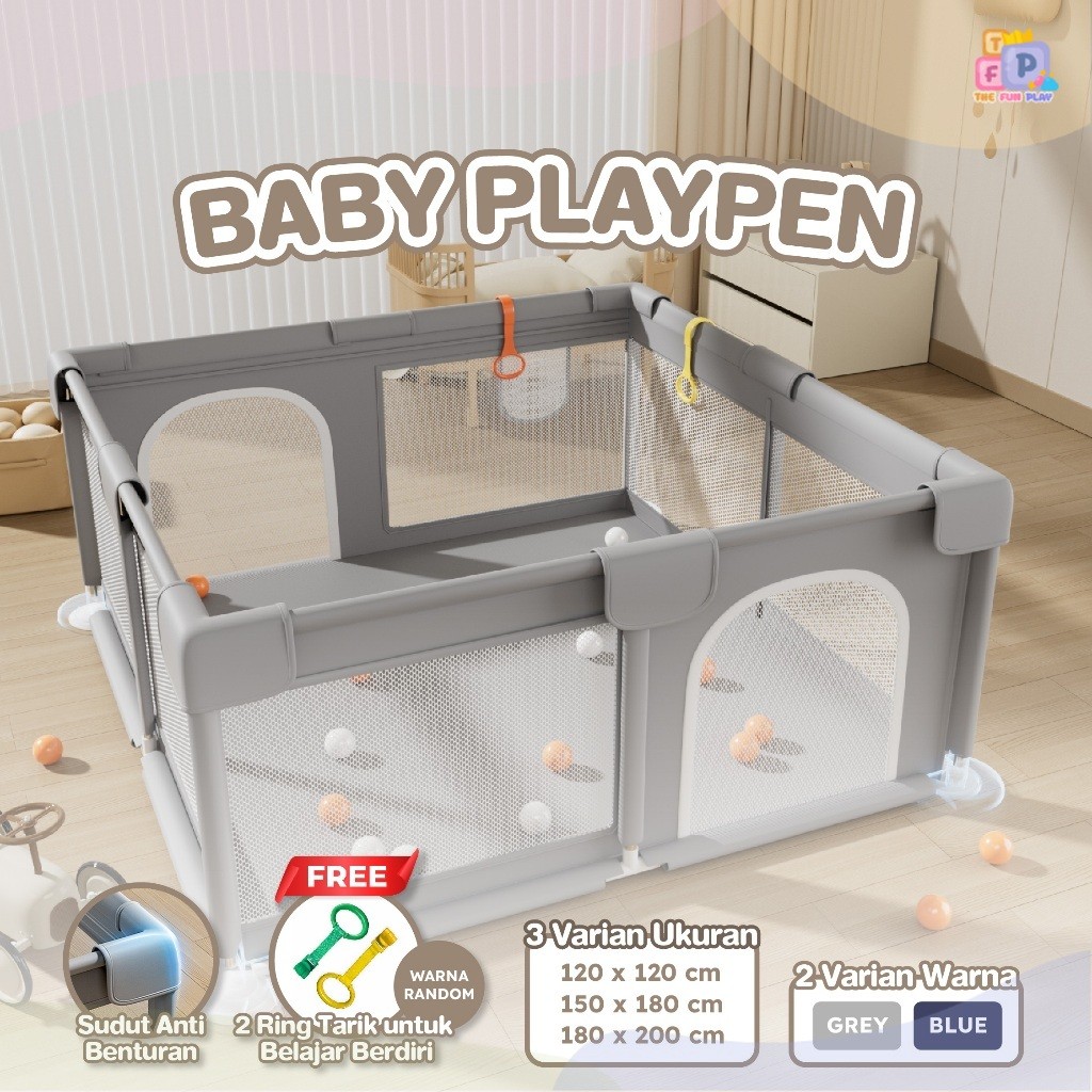 Jual TheFunPlay Playpen Pagar Pengaman Bayi Tempat Bermain Anak Pagar ...
