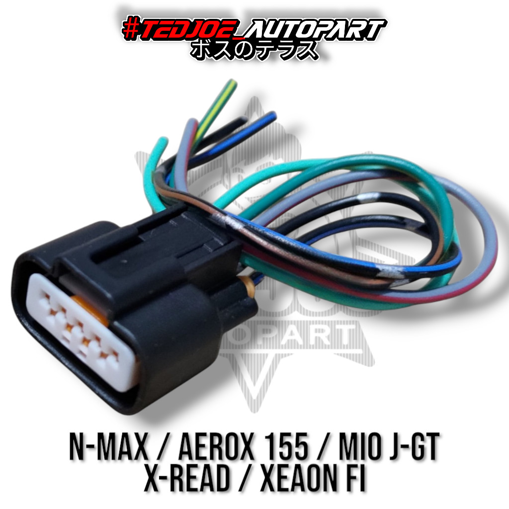 Jual Soket Sensor TPS MAQS 5 Pin Mio J GT Xeon Nmax Aerox Vixion Old ...
