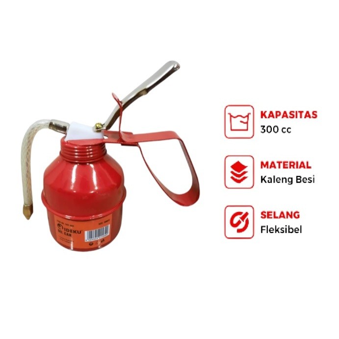Jual OIL CAN KALENG 300CC - BOTOL POMPA SEMPROT OLI 300 CC - OLI CAN ...