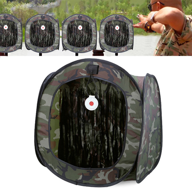 Jual Portable Foldable Camouflage Recycle Ammo Slingshot Shoot Target ...
