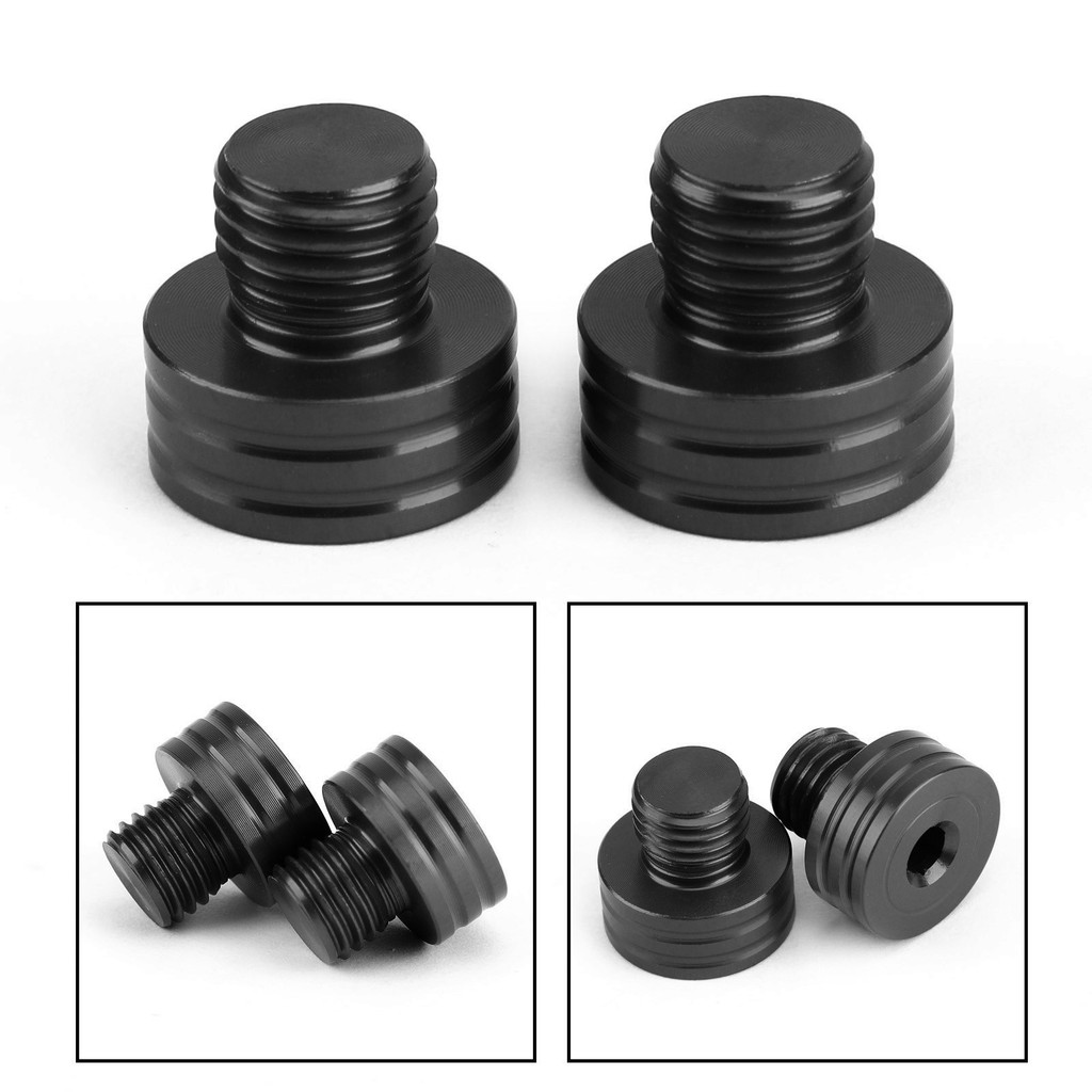 Jual Topteng M10x1.25mm Mirror Hole Plugs Screws for Yamaha MT-07 FZ-07 ...