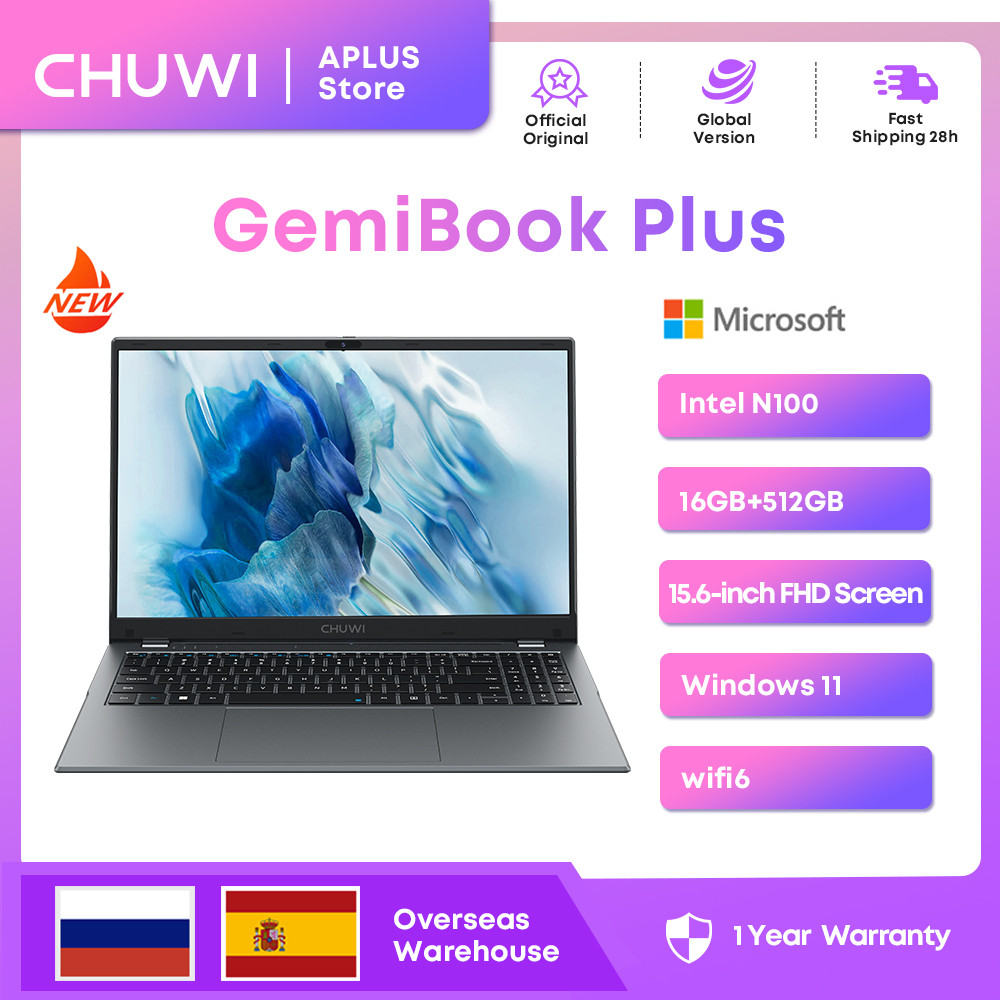 Jual CHUWI GemiBook Plus Laptop 16GB LPDDR5 512GB SSD Intel Alder Lake ...