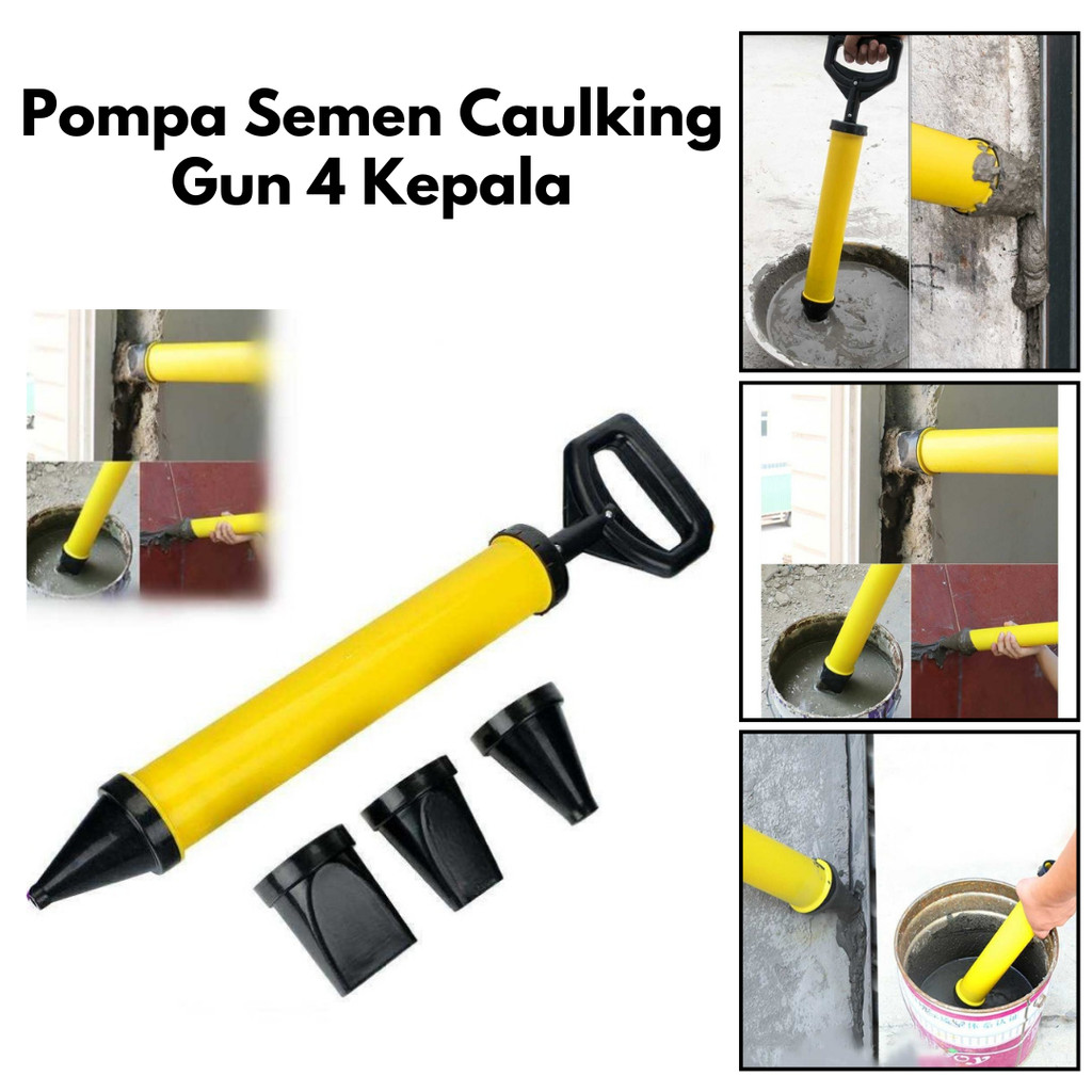 Jual GRSO Pompa Semen Caulking Gun Grout Pump Mortar Sprayer 4 Head ...