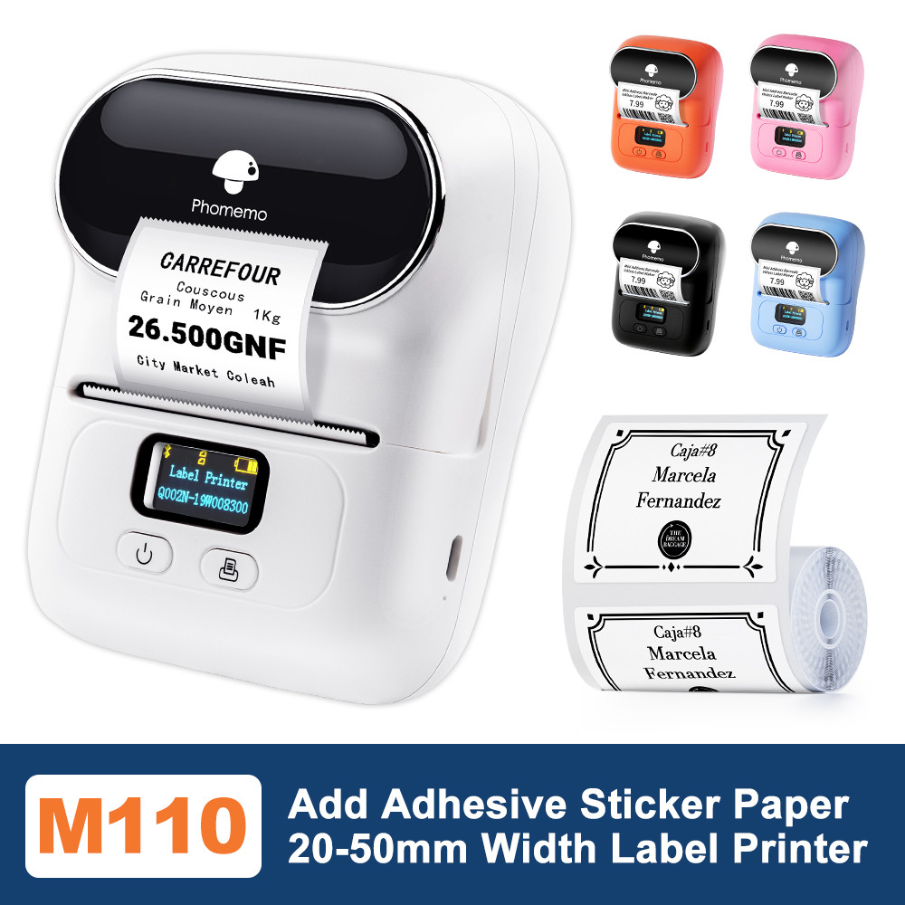 Jual Phomemo M110 Self-adhesive Smart Thermal Label Printer for ...