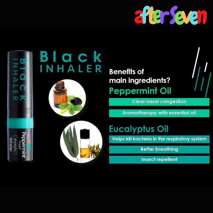 Jual Inhaler Black Peppermint /Peppermint Field Black Inhaler 2 in 1 ...