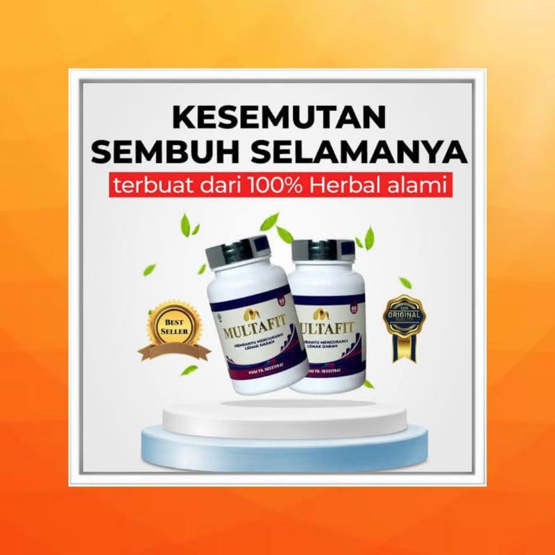 Jual MULTAFIT Original Obat Herbal Kolesterol Penurun Lemak Darah Stroke Aman Asli | Shopee ...