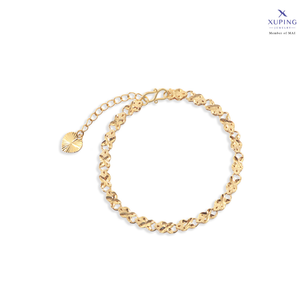 Jual Xuping Gelang Rante Lapis Emas Wanita 24K | Shopee Indonesia