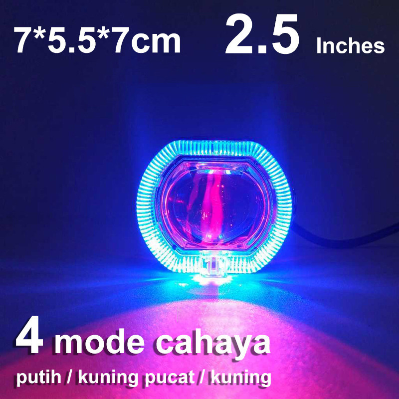 Jual KJ64FB Biled Lampu Motor Led Motor 4/2.5 INC 12V-24V Bahan Tahan ...