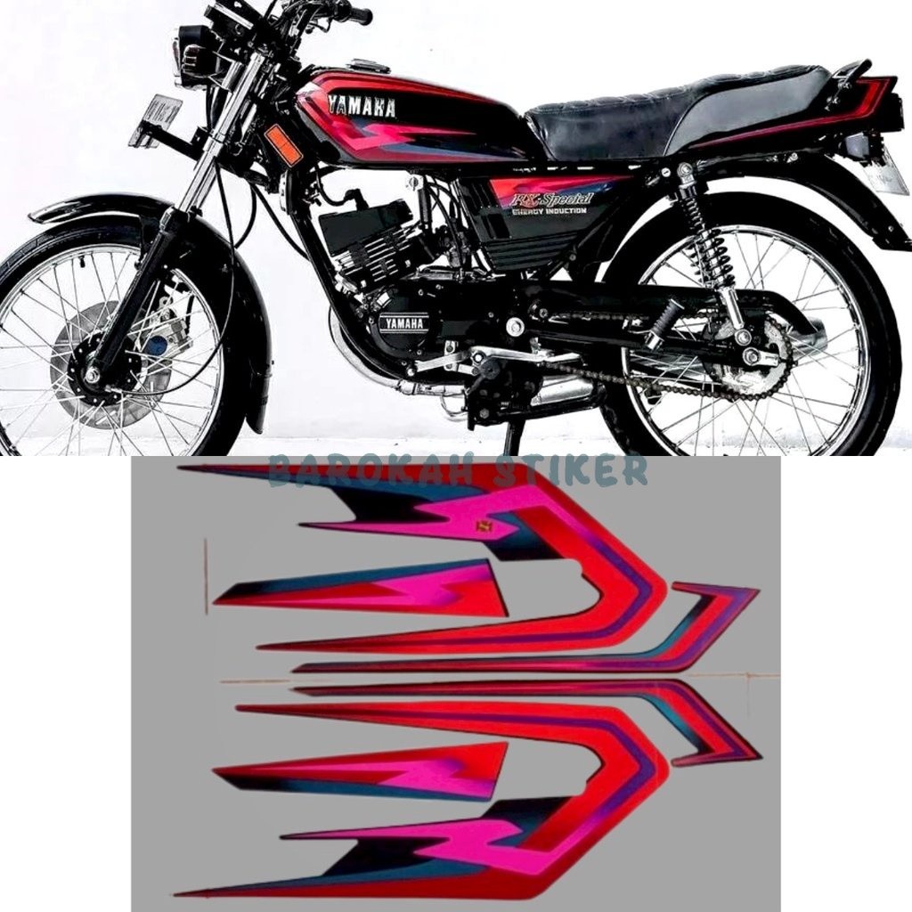 Jual Striping stiker polet motor yamaha rx s rxs special 1997 97 ...