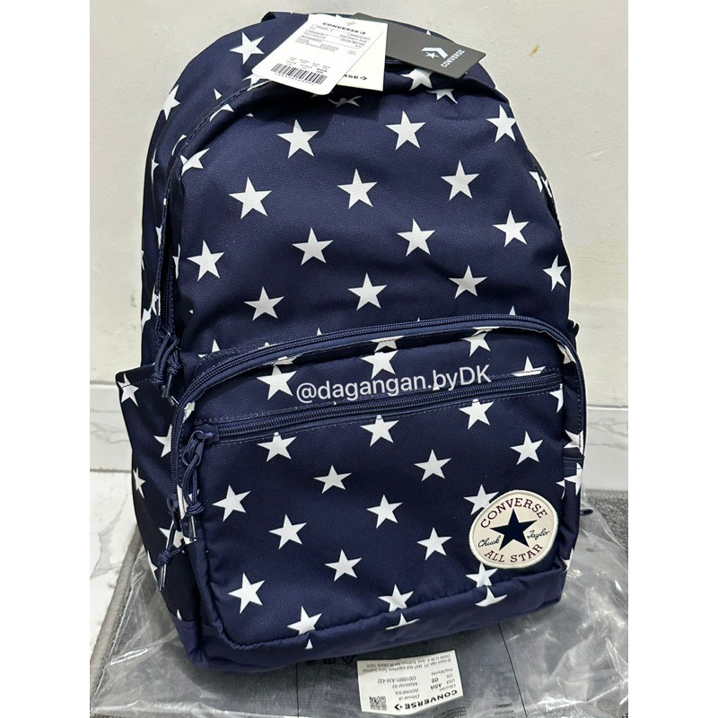 Jual Tas Converse Backpack Stars Biru Navy Original 100% Limited ...