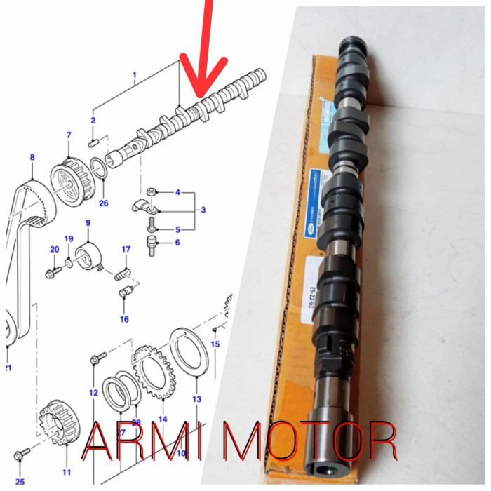 Jual JUAL Camshaft Noken As Ford Ranger Everest 2.5 cc 2.9cc TDI ... Jual JUAL Camshaft Noken As Ford Ranger Everest 2.5 cc 2.9cc TDI ...