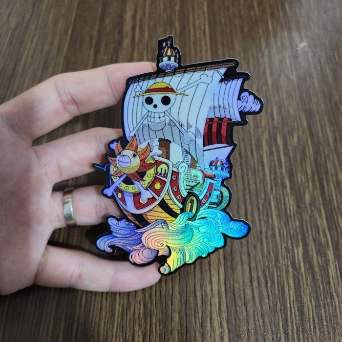 Jual Sticker Hologram Anime Besar - PSH1312 - One Piece - Thousand ...