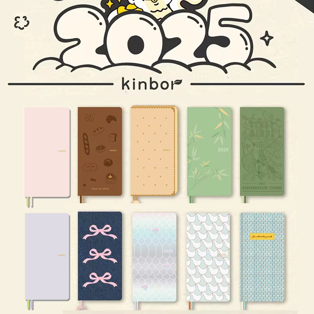 Jual Kinbor 2025 Weekly Plan Book Two Pages A week Schedule Book Self ...