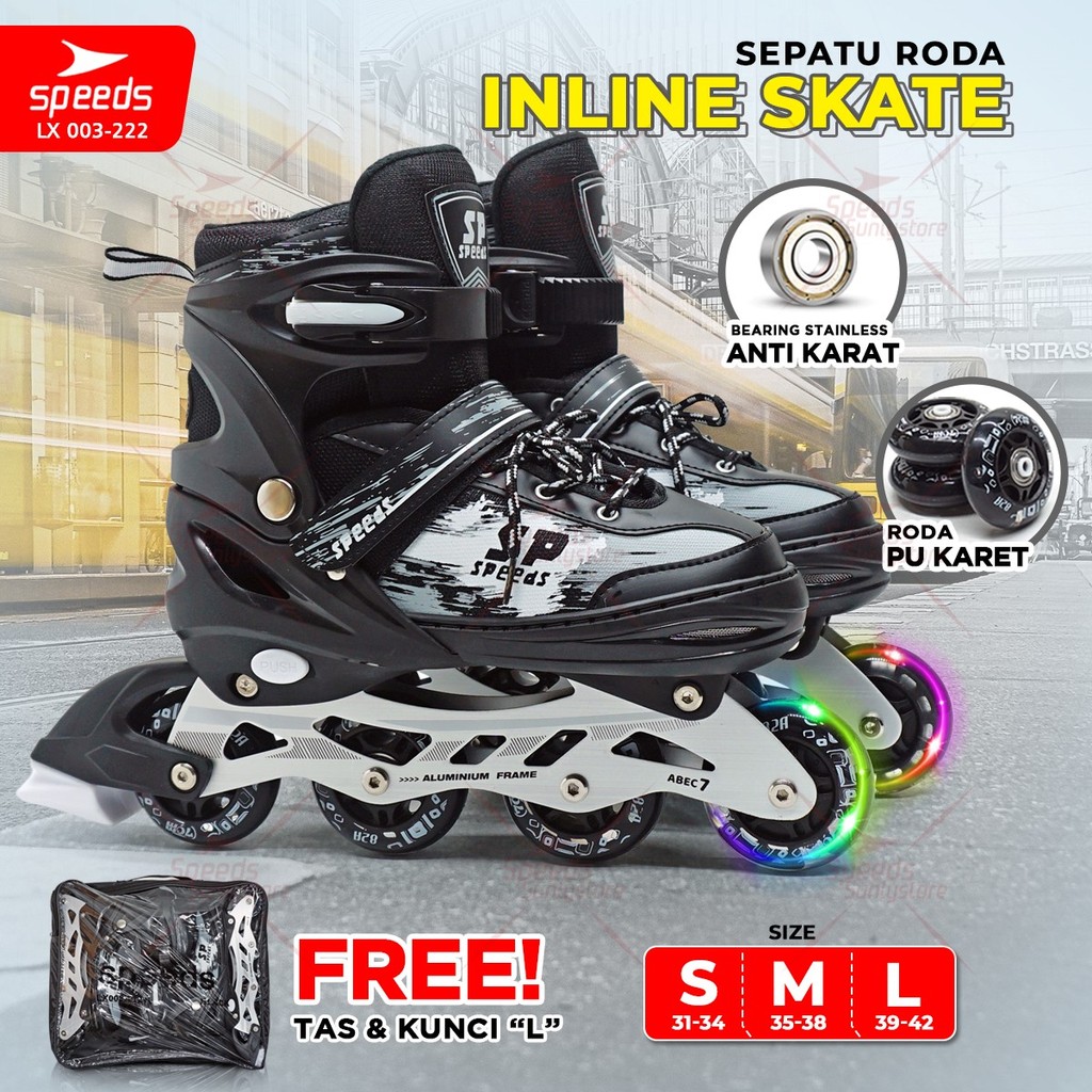 Jual SPEEDS Sepatu Roda Anak Remaja Dewasa Roller Skate Inline Bajaj ...