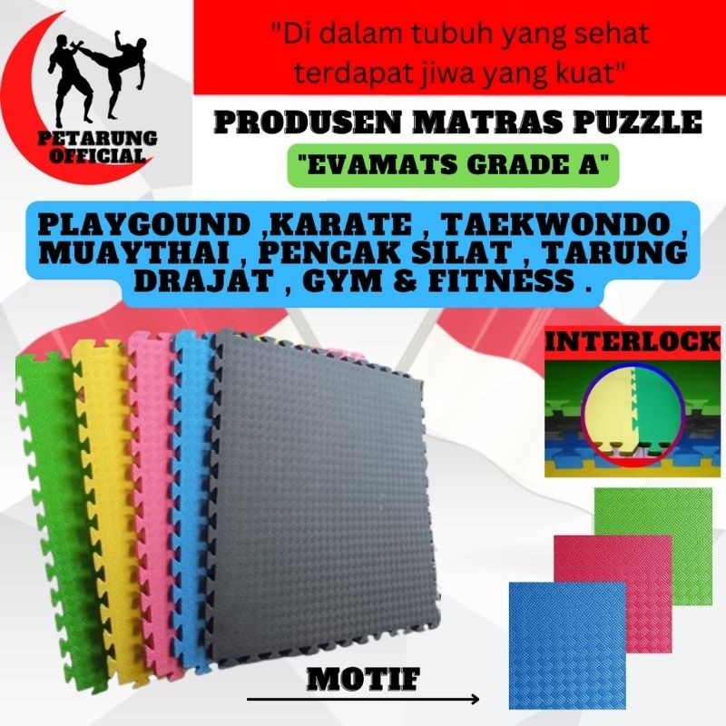 Jual Matras Beladiri (1Mx1M) Matras Arena,Matras Silat, Matras Karate ...