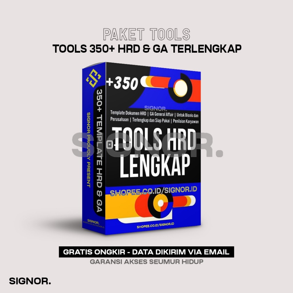 Jual [K8369] 375+ Template Dokumen HRD & GA (General Affair): Panduan ...