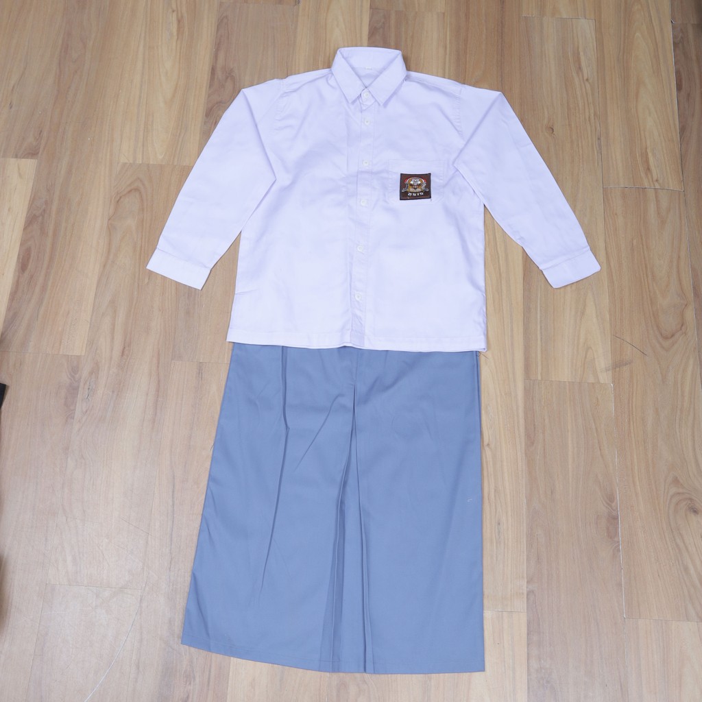 Jual Seragam SMA dan SMK Perempuan Baju dan Rok span atau rok rampel ...