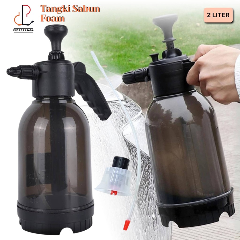 Jual Hand Snow Foam Wash Sprayer 2L Tangki Semprot Sabun Cuci Busa ...