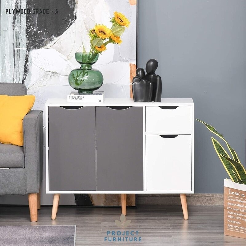 Jual Lemari Kabinet Minimalis Modern 3 Pintu 1 Laci Model Arcadia - Non ...